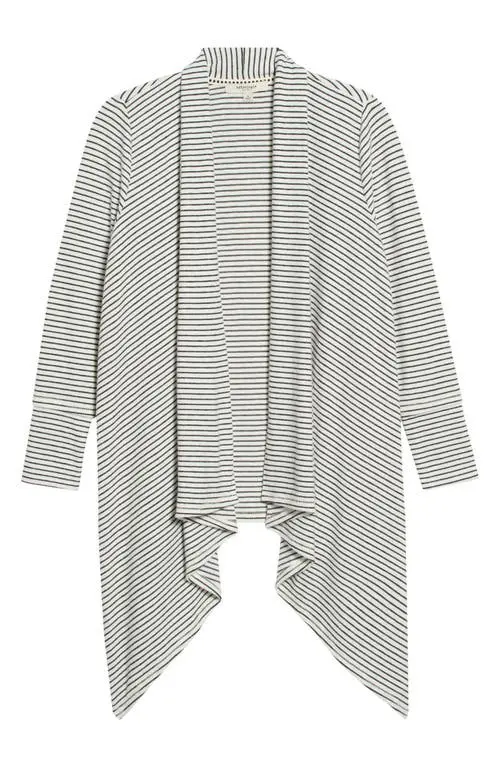 ASTROLOGIE CALIFORNIA Mae Striped Cardigan - White/black