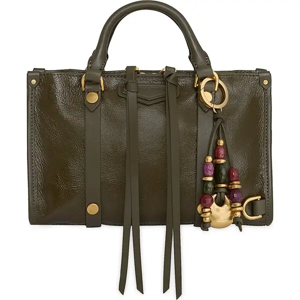 Rebecca Minkoff Surplus Leather Crossbody Satchel - Olive