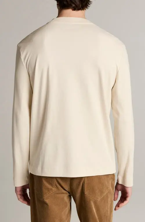Vince Peached Face Jersey Long Sleeve T-shirt - Bone