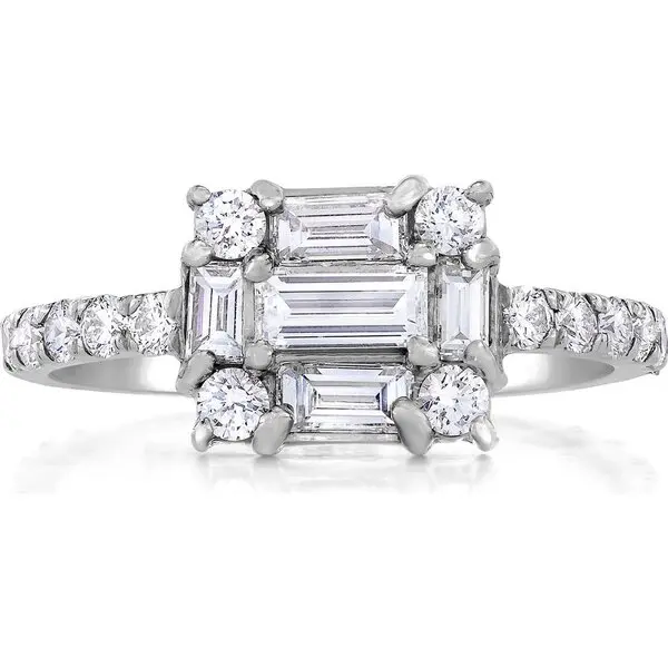 MINDI MOND Diamond Ring - 18k White Gold