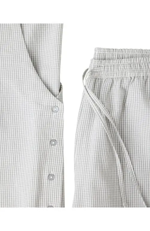 Mango Gingham Check Pajamas