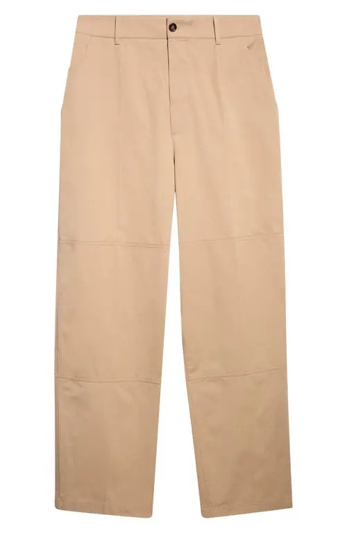 Bottega Veneta Cotton Gabardine Trousers - Hemp