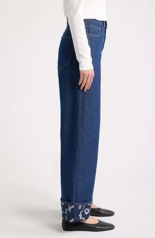 Marimekko Uniko Bloom Detail Wide Leg Jeans