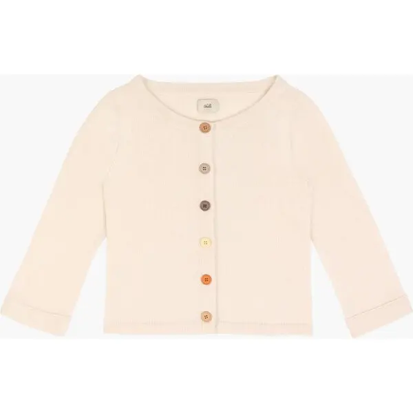 ODDLI 3/4 Sleeve Cashmere Cardigan - Cream