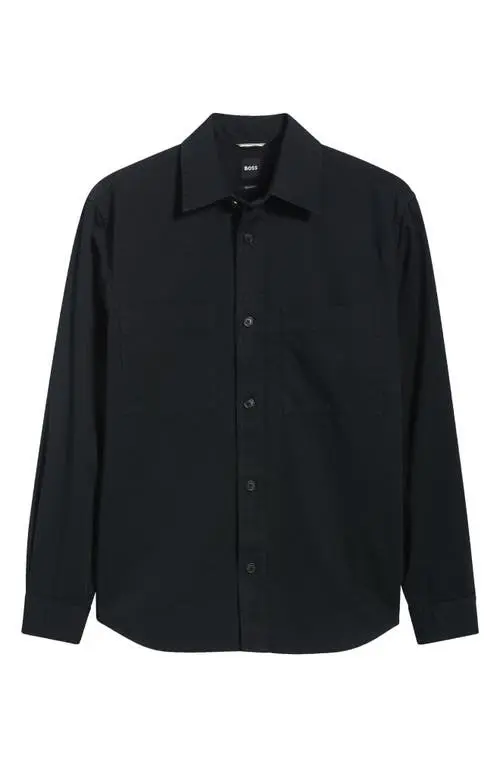 BOSS Owen Relaxed Fit Cotton Button-up Shirt
