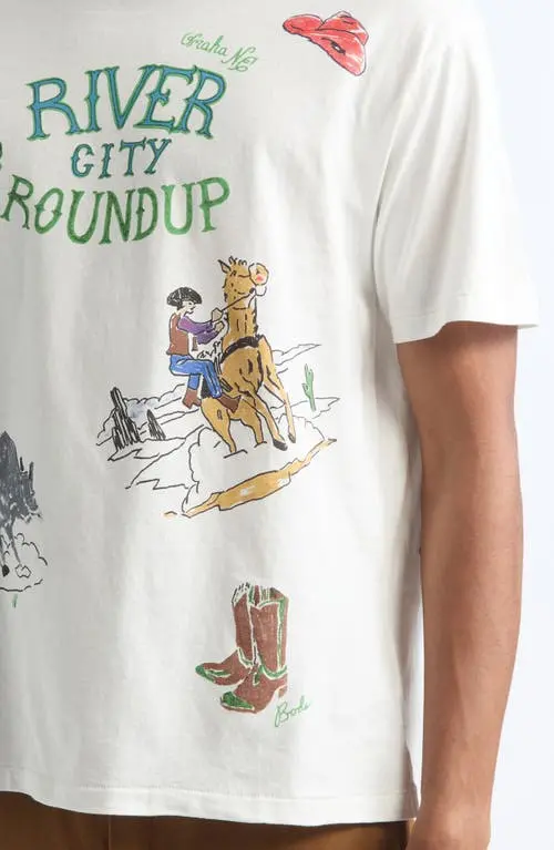 BODE River City Cotton Graphic T-shirt