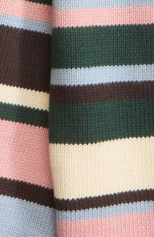 TANNER FLETCHER Ollie Striped Cotton Scarf