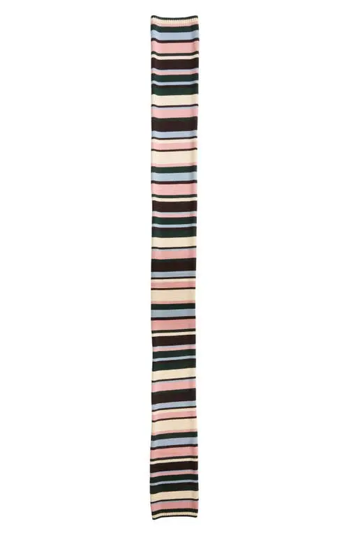 TANNER FLETCHER Ollie Striped Cotton Scarf - Open Miscellaneous