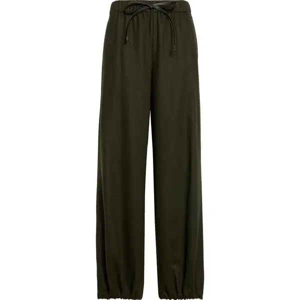 Vince Mid Rise Drawstring Sweatpants - Dark Moss