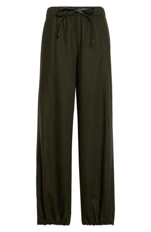 Vince Mid Rise Drawstring Sweatpants - Dark Moss