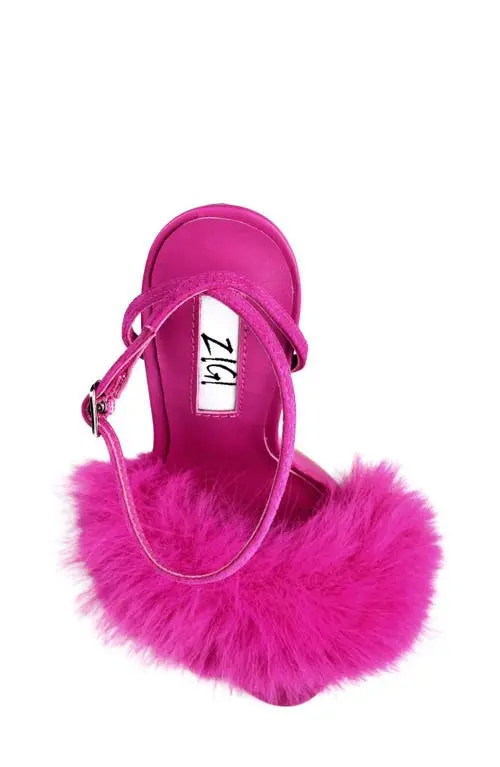 ZIGI Sharrise Faux Fur Sandal - Orcse