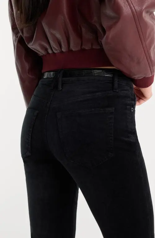 Good American Good Legs Velvet Flare Leg Pants