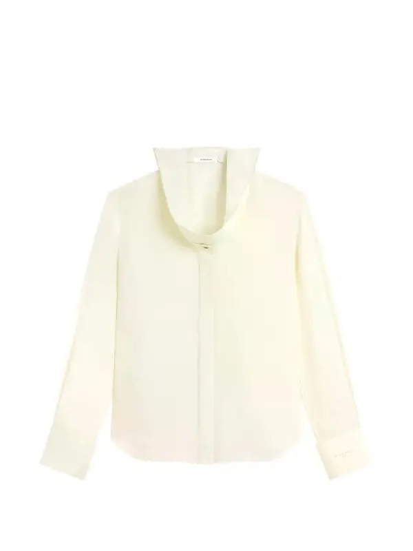 Givenchy High-neck Long-sleeve Shirt