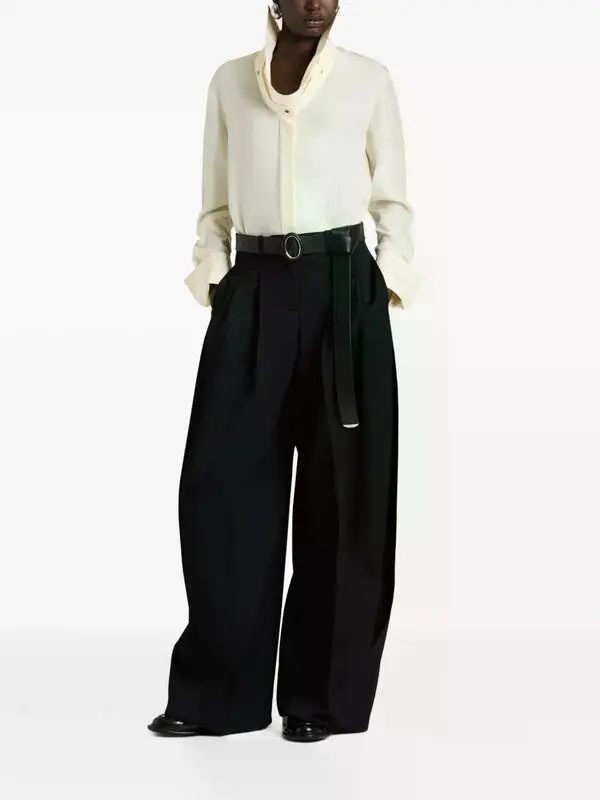 Givenchy High-neck Long-sleeve Shirt