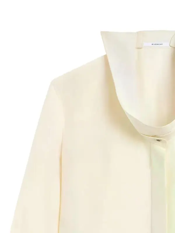 Givenchy High-neck Long-sleeve Shirt