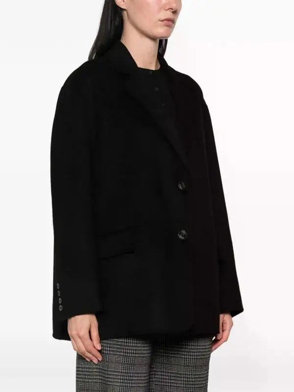 VICOLO Notched-lapels Single-breasted Coat