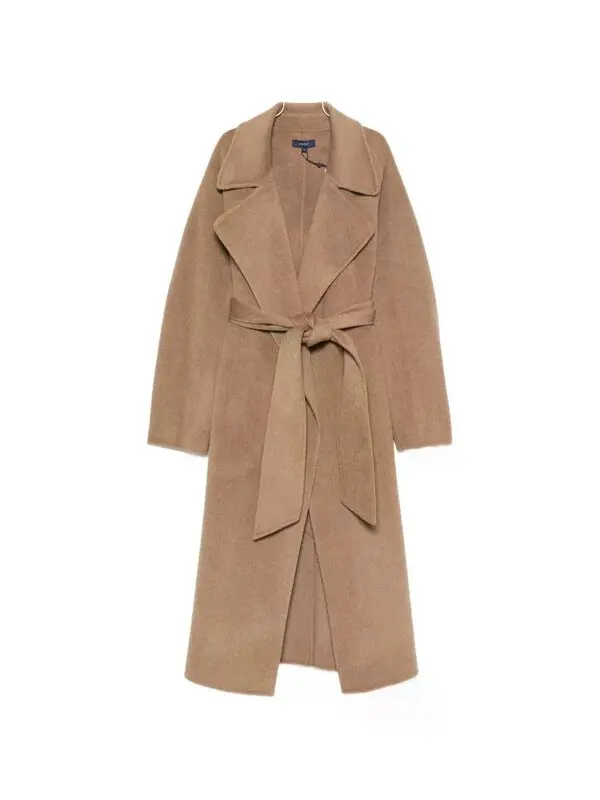 Soeur Harvard Belted Coat - Brown
