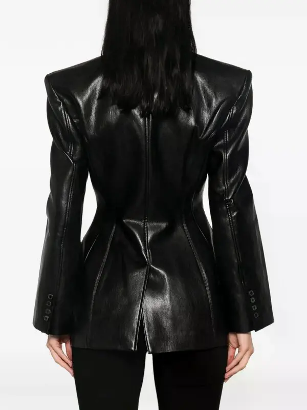 LA PISCINE Structured Shoulder Blazer