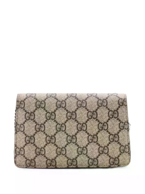 Gucci Dionysus Gg Coated Canvas Bag - Black