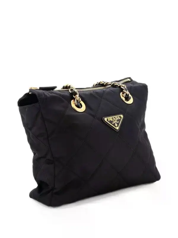 Prada Re-edition 1995 Chain Quilted Re-nylon Small Tote Bag