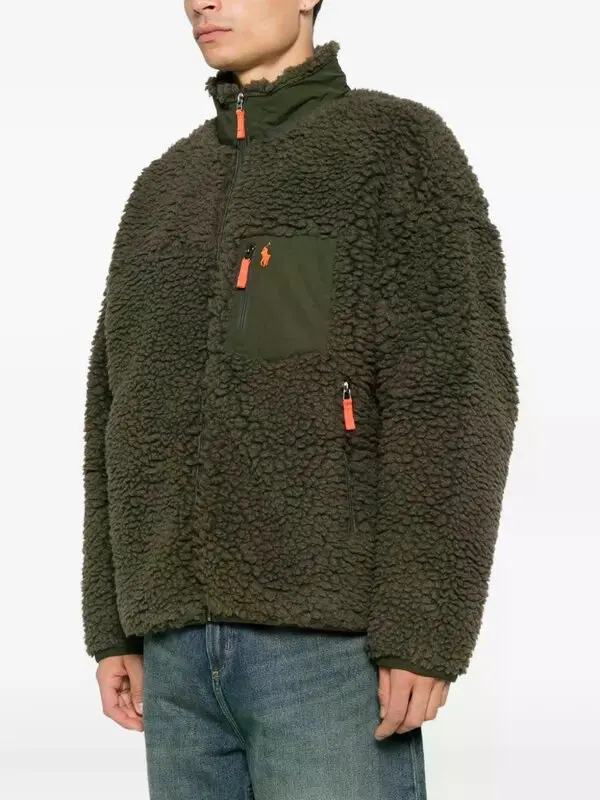 Polo Ralph Lauren Fleece-texture Zip-up Jacket
