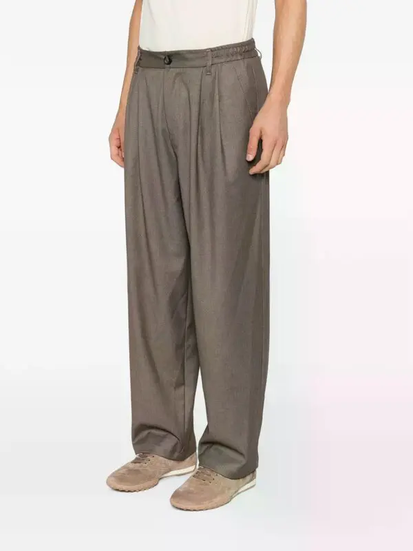 Imperial Pleated-waistband Trousers