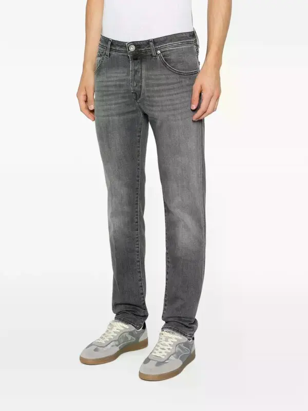 Jacob Cohen Faded-effect Straight-leg Jeans