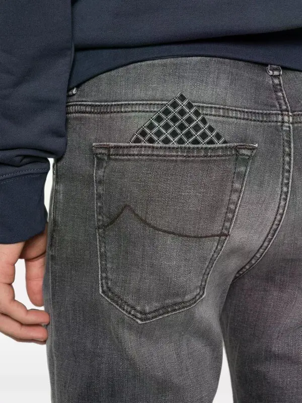 Jacob Cohen Faded-effect Straight-leg Jeans
