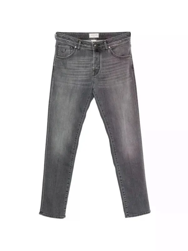 Jacob Cohen Faded Effect Straight-leg Jeans - Grey