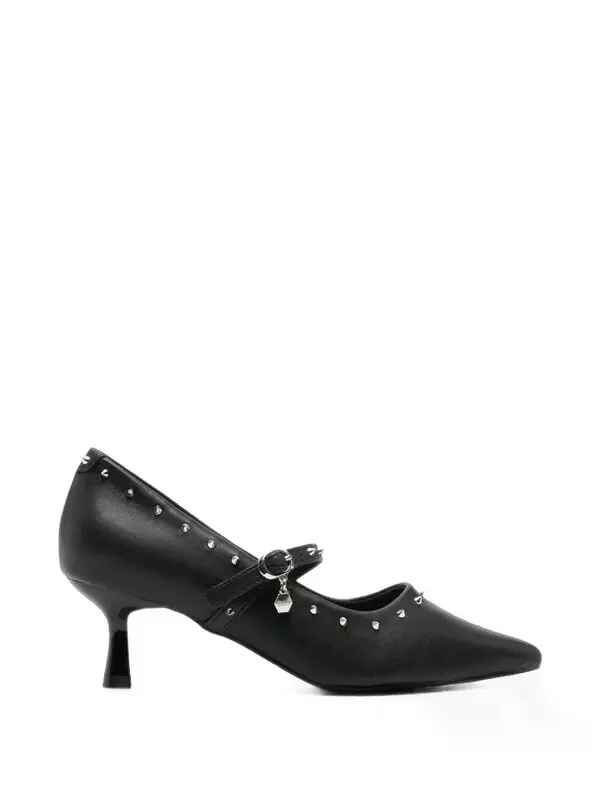 CULT Rebel Stud-embellished Pointed-toe Pumps - Black