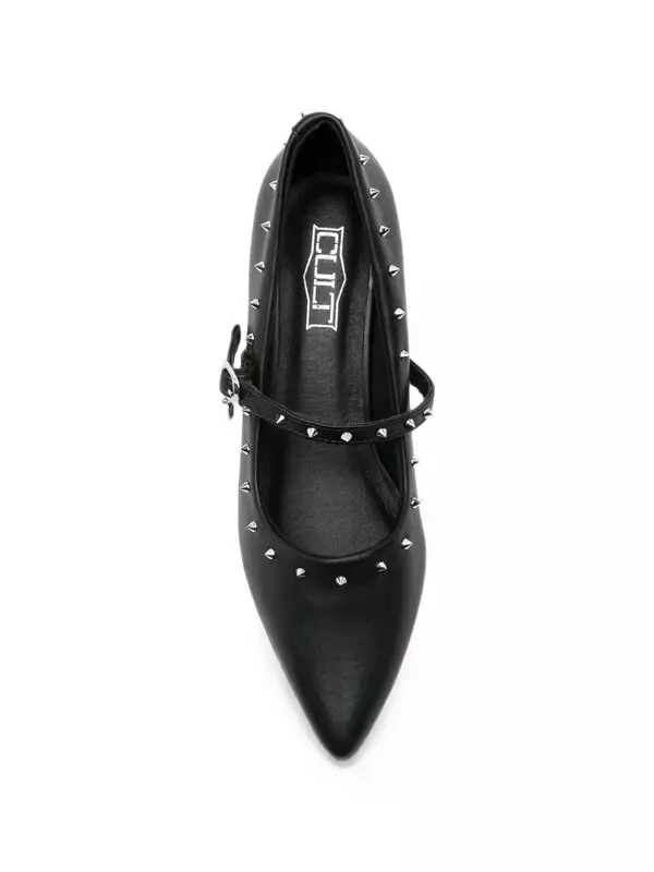 CULT Rebel Stud-embellished Pointed-toe Pumps