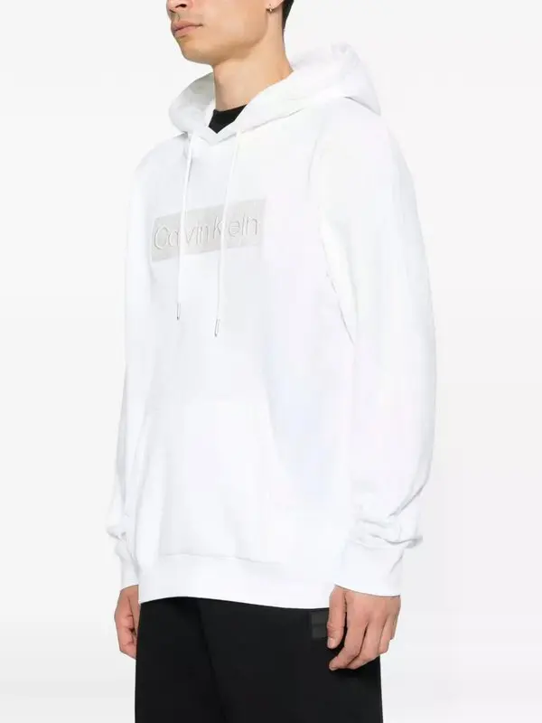 Calvin Klein Logo-patch Drawstring Hoodie