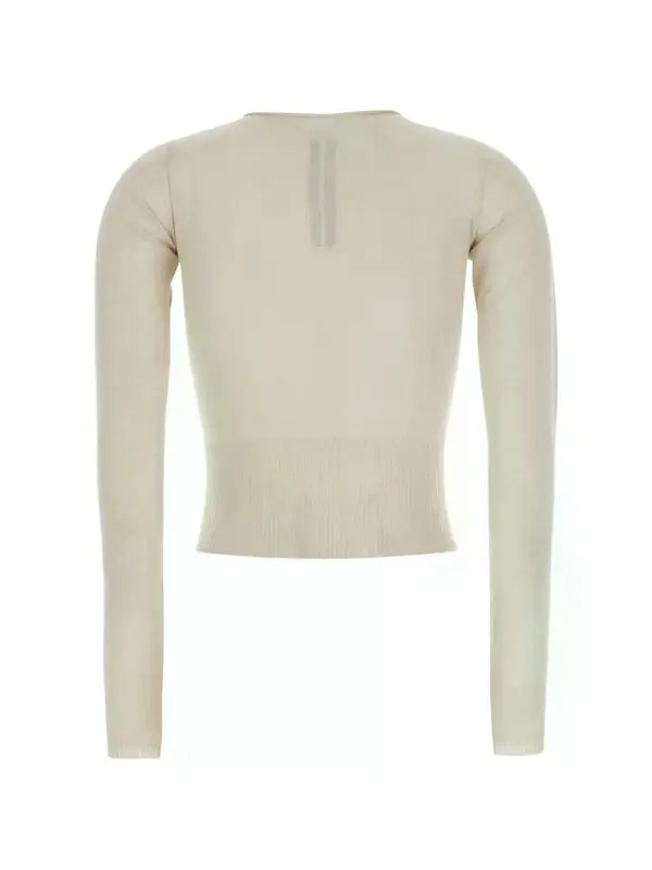 Rick Owens Cut-out Ribbed-hem Sweater