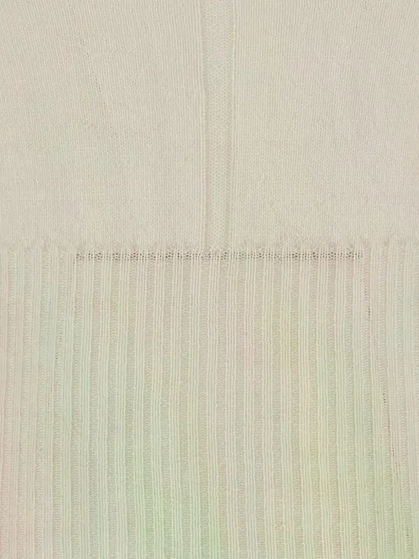 Rick Owens Cut-out Ribbed-hem Sweater