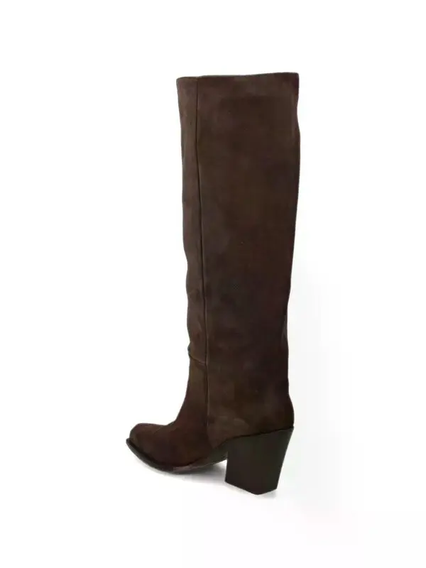 VIC MATIE Suede Pointed-toe Boots