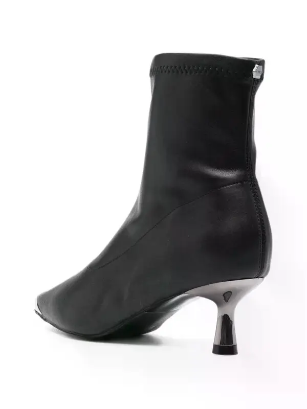 CULT Metal-toe Pointed-toe Ankle Boots
