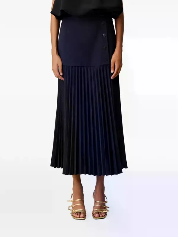Claudie Pierlot Pleated A-line Skirt