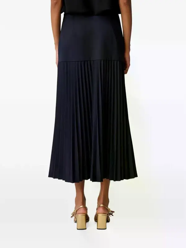 Claudie Pierlot Pleated A-line Skirt