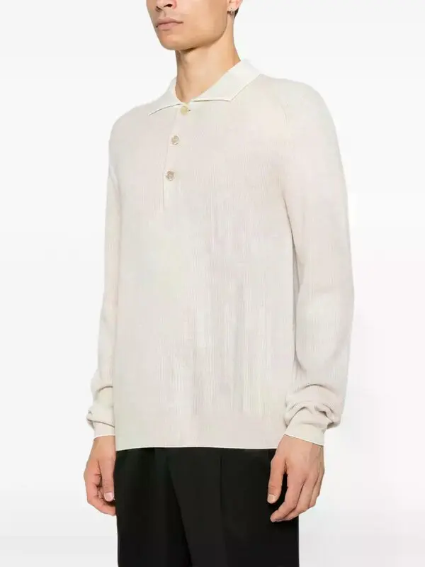 Brioni Button-up Collar Sweater