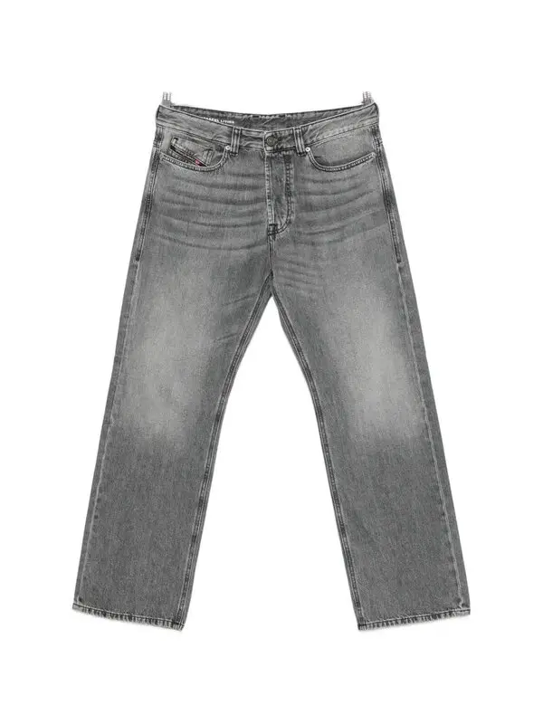 DIESEL® Faded Straight-leg Jeans - Grey