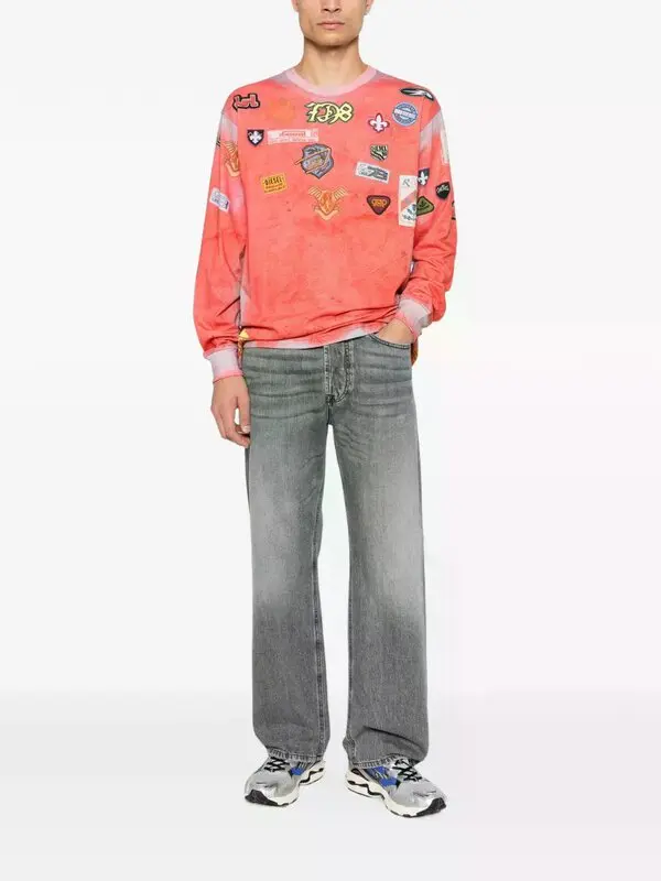 DIESEL® Faded Straight-leg Jeans