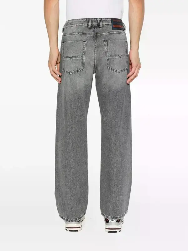 DIESEL® Faded Straight-leg Jeans