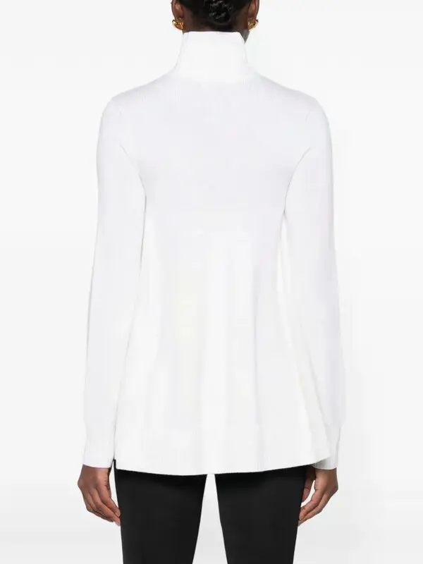 TOTEME Ribbed Knit Turtleneck Sweater