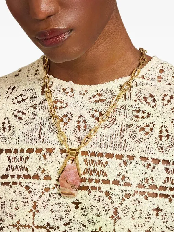 La DoubleJ Portal Rhodonite Necklace