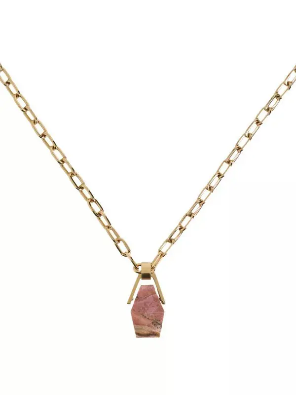 La DoubleJ Portal Rhodonite Pendant Necklace