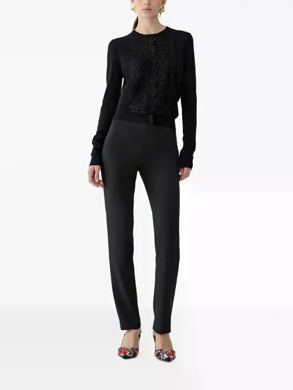 Carolina Herrera Lace-panel Cardigan