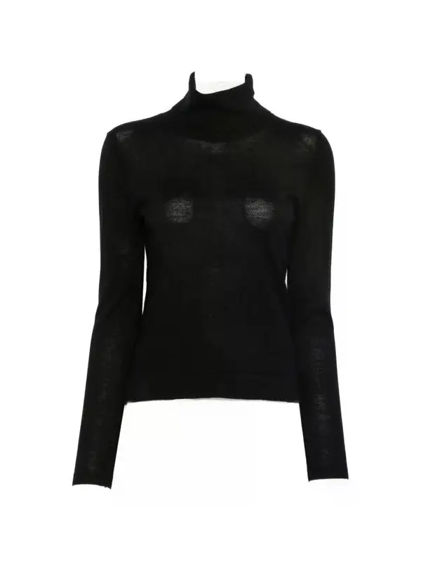 EMERSON RENALDI Ribbed Knit Roll Neck Sweater