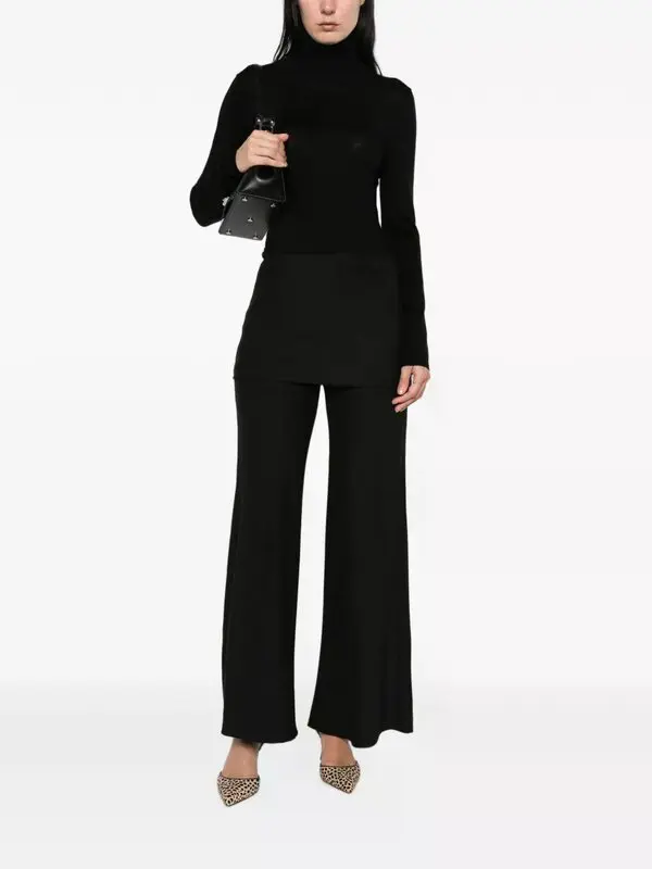 EMERSON RENALDI Ribbed Knit Roll Neck Sweater