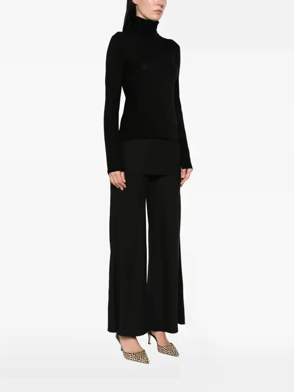 EMERSON RENALDI Ribbed Knit Roll Neck Sweater