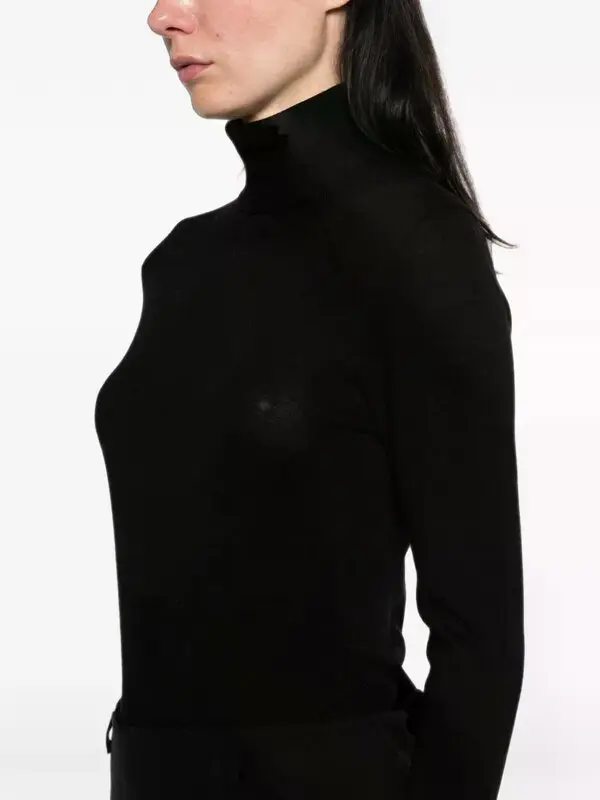 EMERSON RENALDI Ribbed Knit Roll Neck Sweater